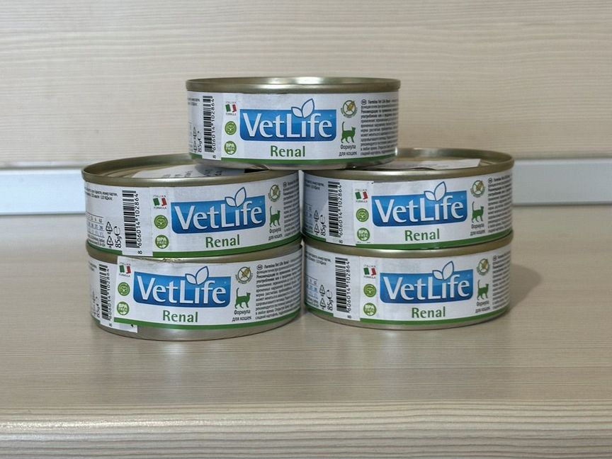 Лечебный паштет Farmina Vet Life Renal 5 шт