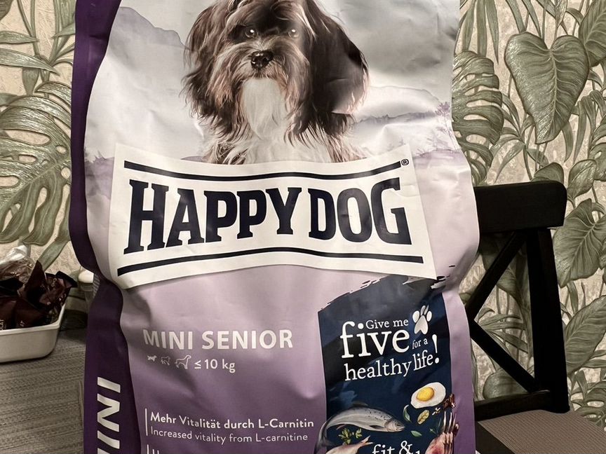 Корм для пожилых собак Mini Senior Happy Dog
