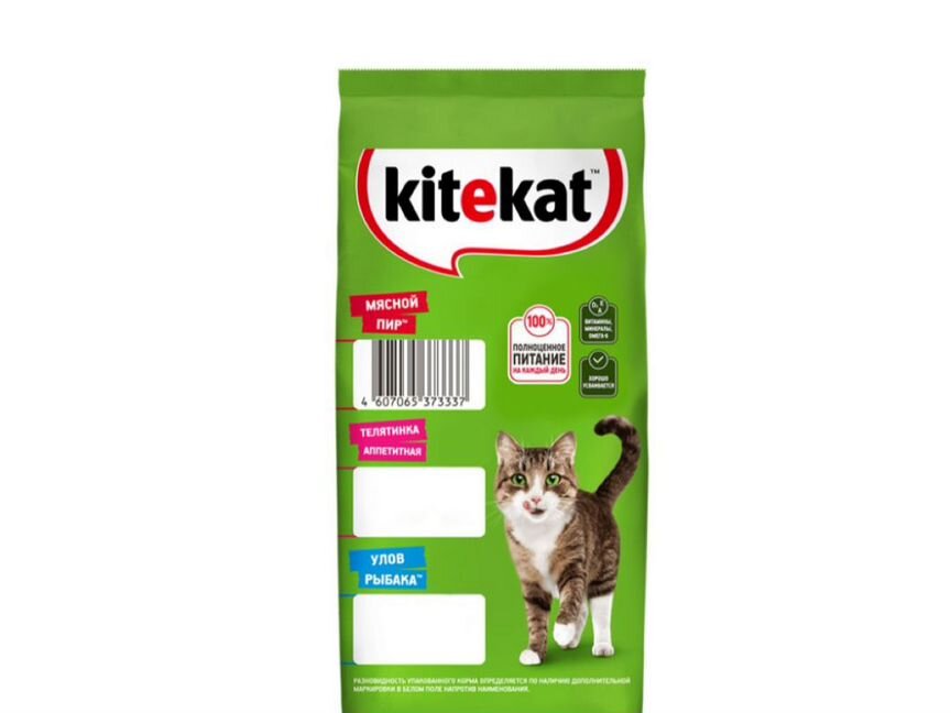 Сухой корм Kitekat 15кг для кошек