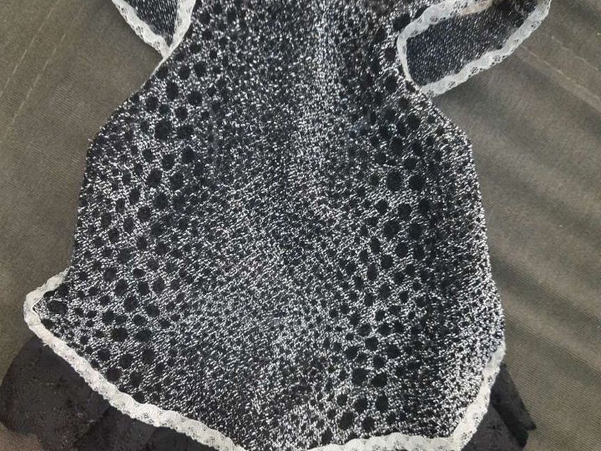 Черный вечерний наряд для маленьких собачек