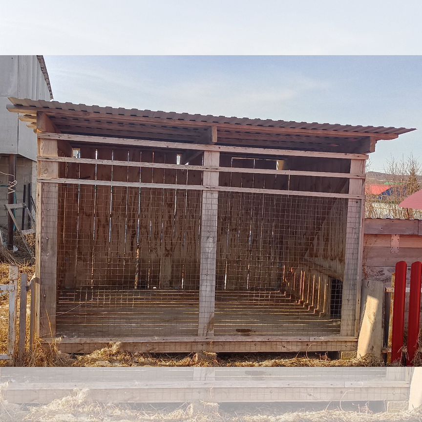 Вольер для собак во двор