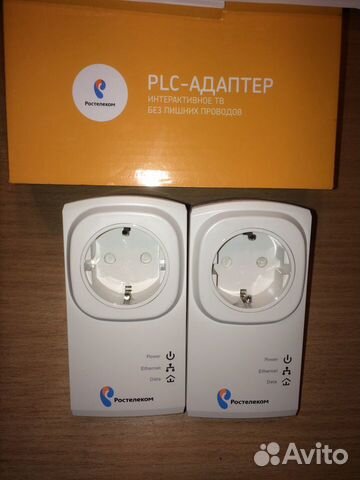 PLC адаптер Ростелеком PLC-RT500-1 купить в Санкт-Петербурге ...