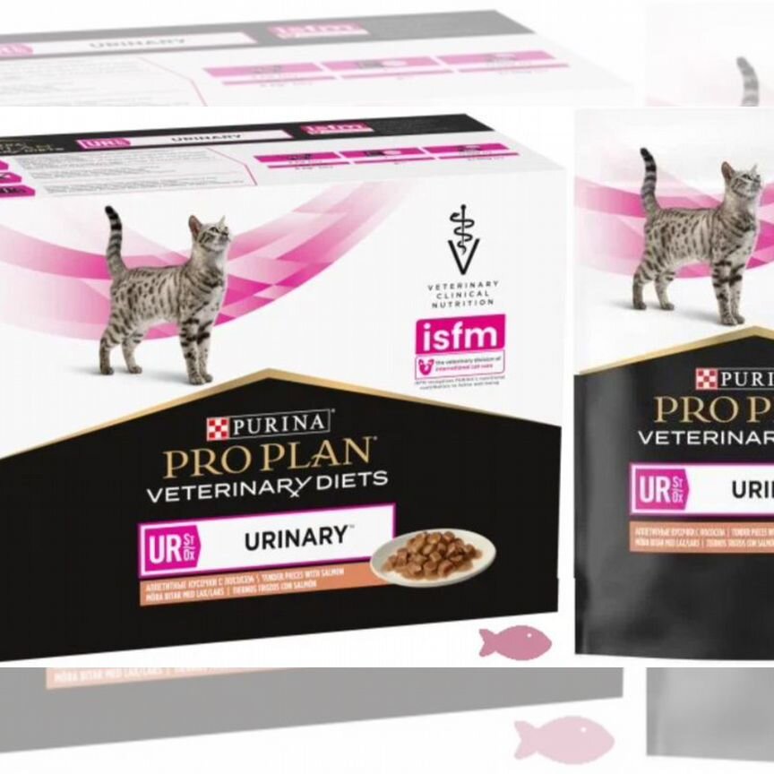 Purina pro plan корм для кошек с лососем