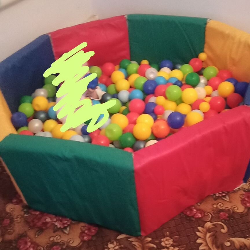 Сухой бассейн с шариками 2 метра