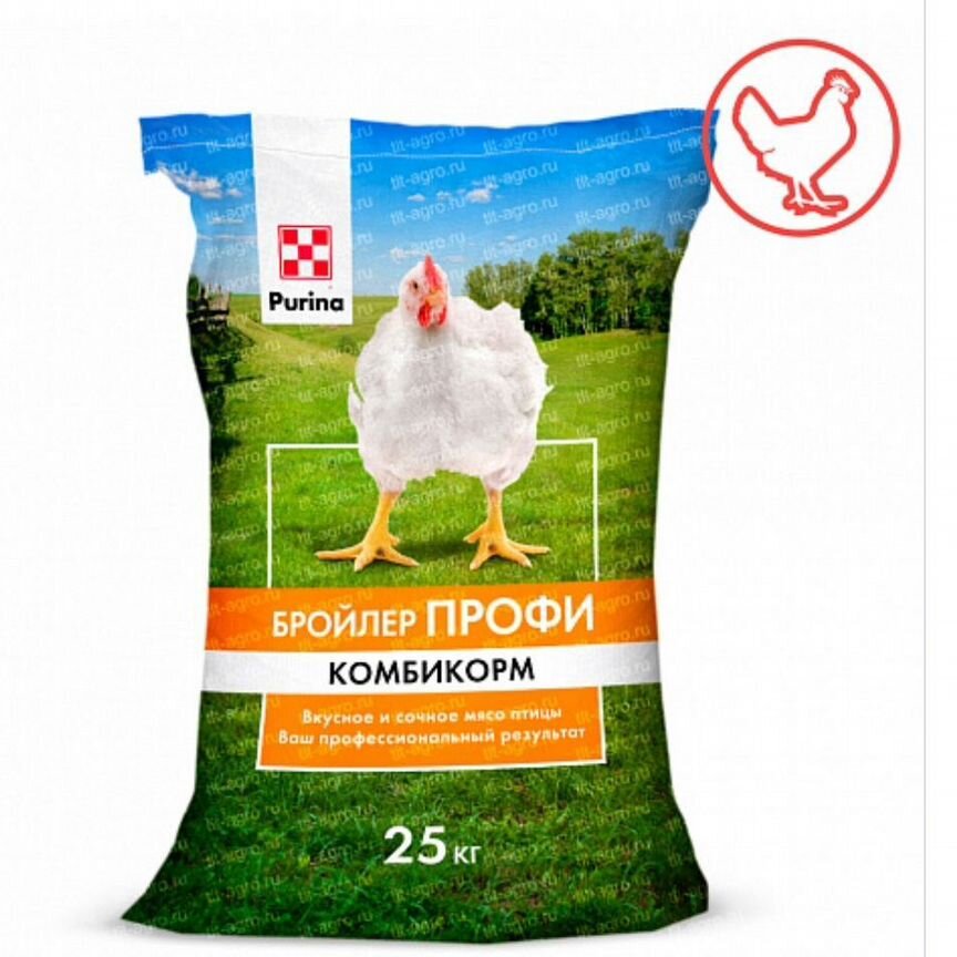 Комбикорм Purina для бройлеров финиш 25кг