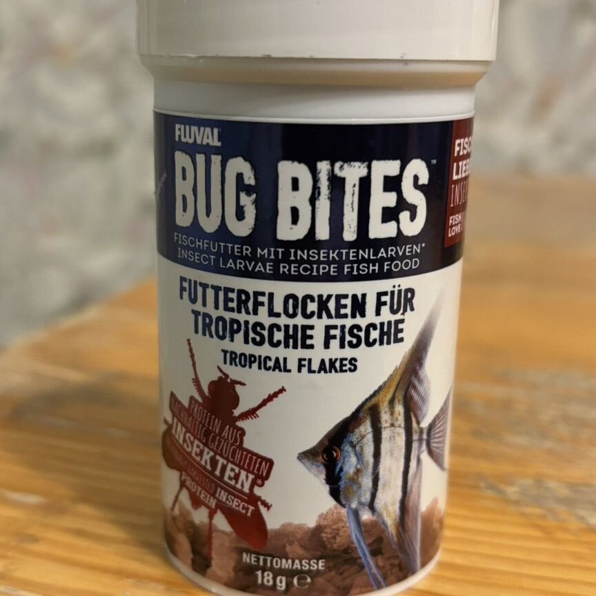 Корм для рыбок Fluval Bug Bites Tropical Flakes