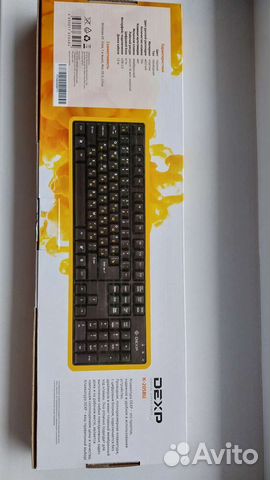 Клавиатура dexp K-205BU купить в Братске | Электроника | Авито