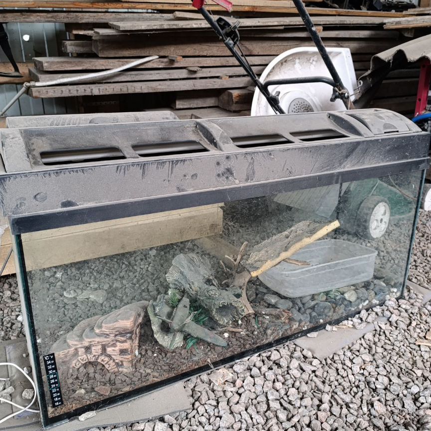 Аквариум для черепах большой 100*50*30