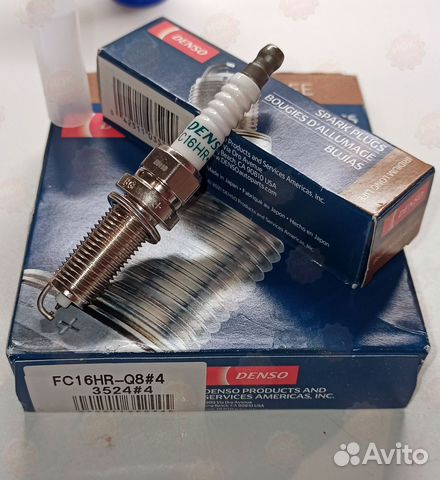 Свечи зажигания иридий Denso FC16HR-Q8 3524 4шт купить в Москве Denso ...