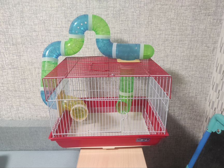 Клетка для хомяков с тунелями