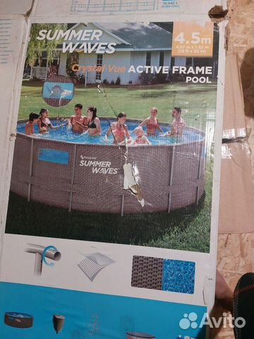 Каркасный бассейн 457132 купить в Москве | Хобби и отдых | Авито