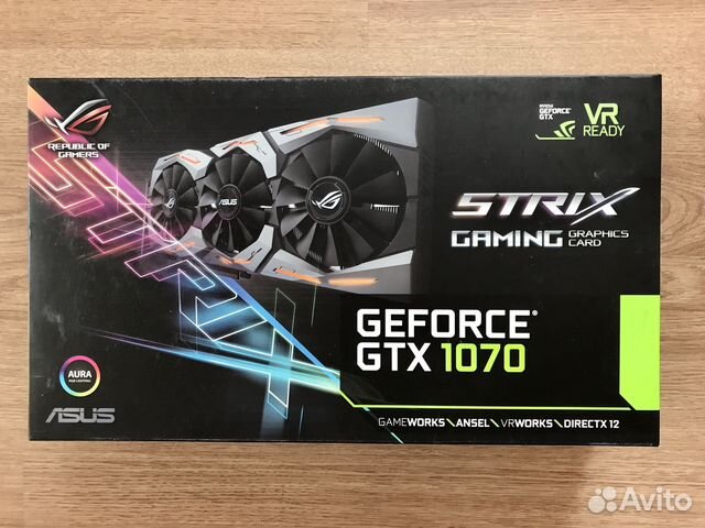 Видеокарта Asus strix gtx 1070 8gb купить в Челябинске | Электроника ...
