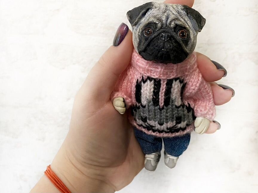 Мопс Зефирка