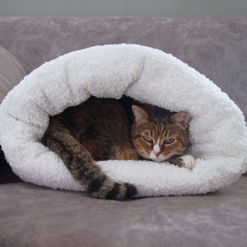 Лежанка для кошек пошив