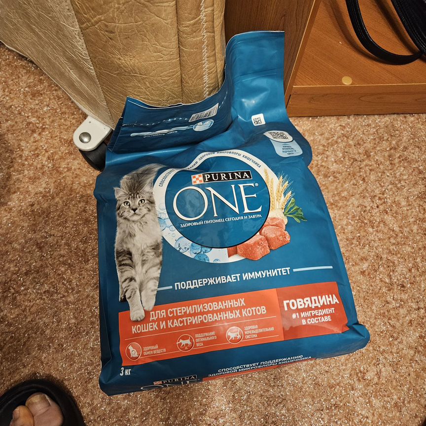 Сухой корм для кошек purina one 3 кг