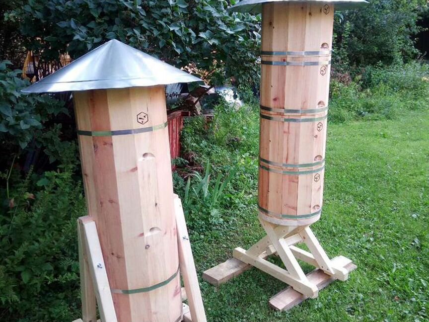 Колода вертикальная из кедра