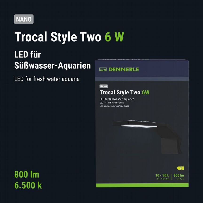 Лампа для нано аквариума Dennerle Trocal Style Two