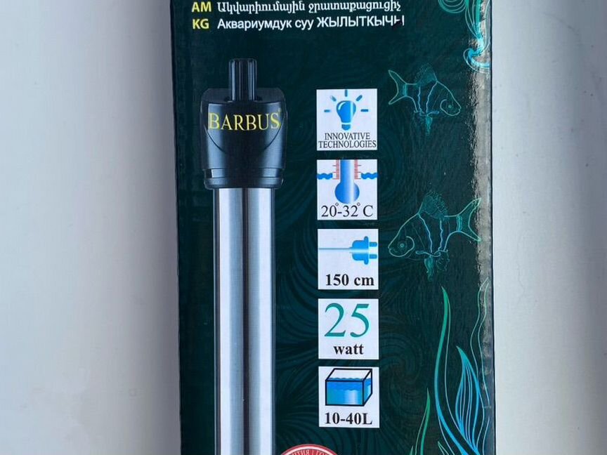 Нагреватель для аквариума barbus 008