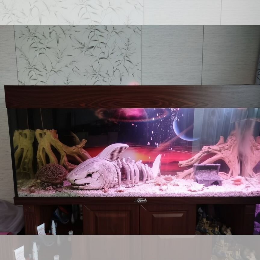 Аквариум с тумбой 500 литров