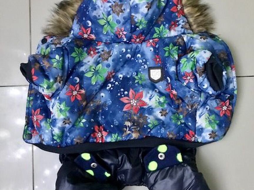 Зимний комбинезон для маленькой собачки