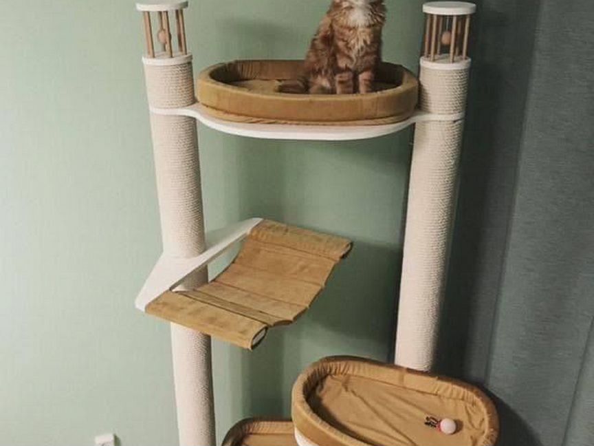 Когтеточка домик для кошек