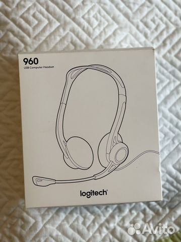 Проводная гарнитура наушники Logitech PC 960 купить в Москве | Электроника | Авито