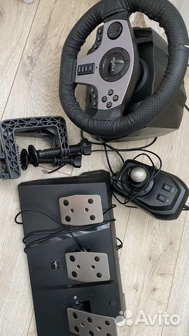 Игровой руль с педалями PNX V9 купить в Салавате | Электроника | Авито