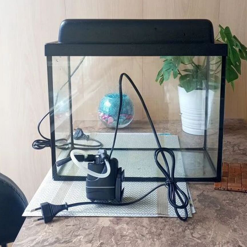 Аквариум 15 литров с подсветкой