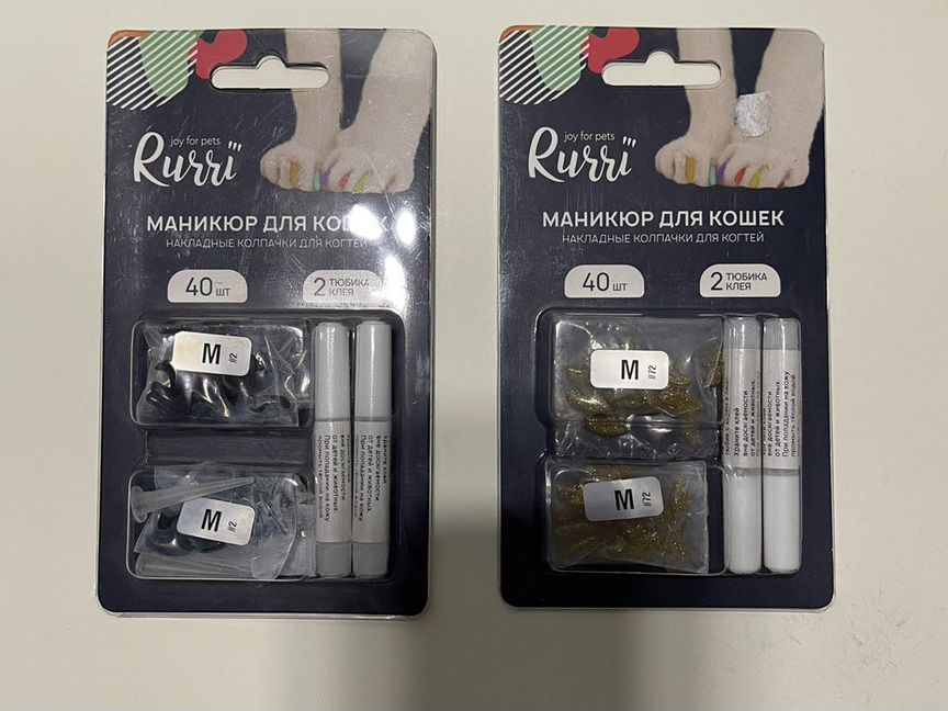 Накладные колпачки для когтей для котов и кошек