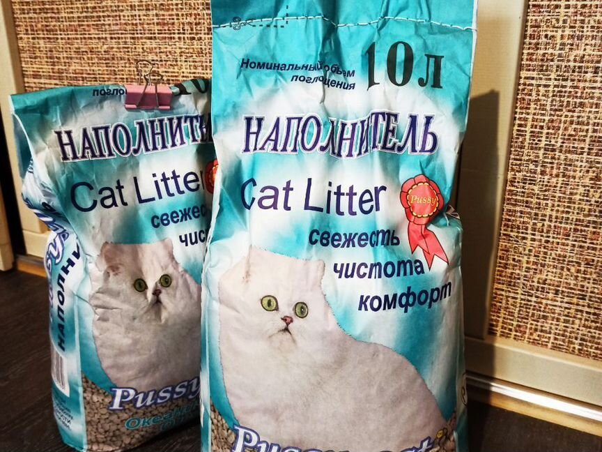 Наполнитель для кошачьего туалета Pussy-cat 10л