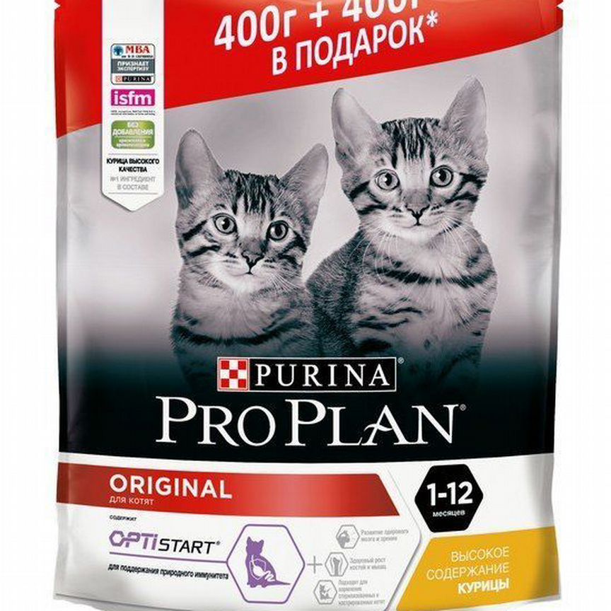 Корм про план для котят с курицей