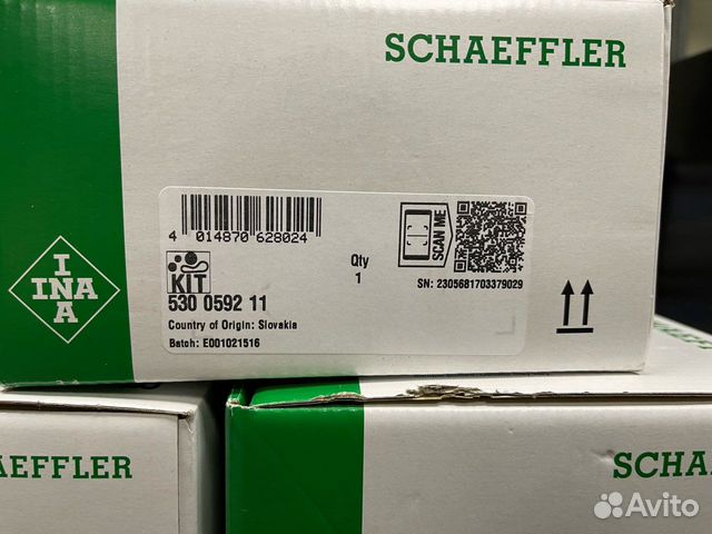 Комплект ремня грм VAG 1.2/1.4/1.6 INA 530059211 купить в Москве Ina ...