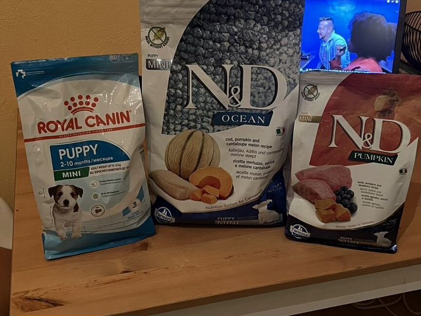 Сухой корм для щенков