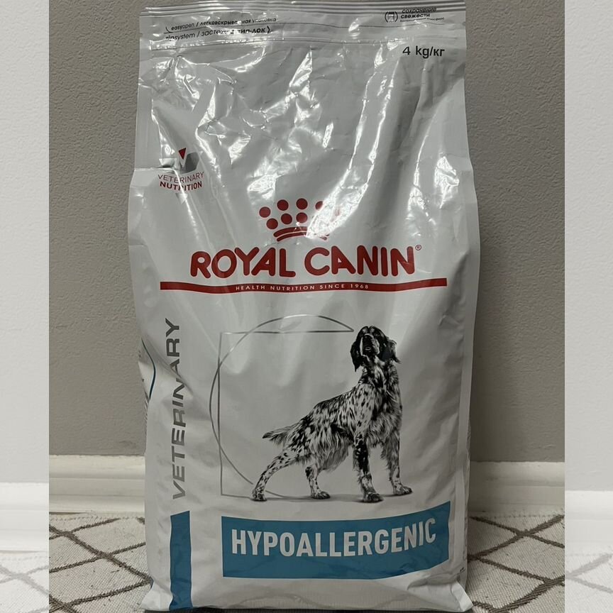 Корм для собак Royal Canin hypoallergenic 4кг