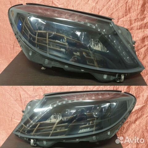 Фары фара Mercedes 222 W222 S222 чёрные AMG купить в Москве MERCEDES ...