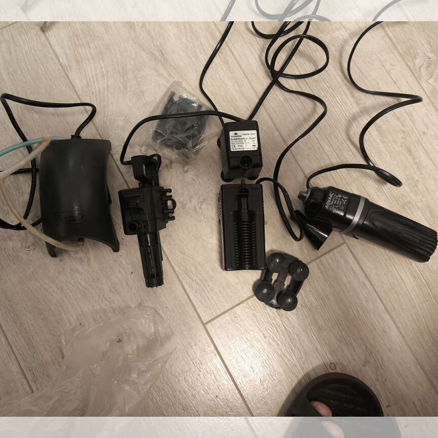 Фильтр для аквариума и компрессор