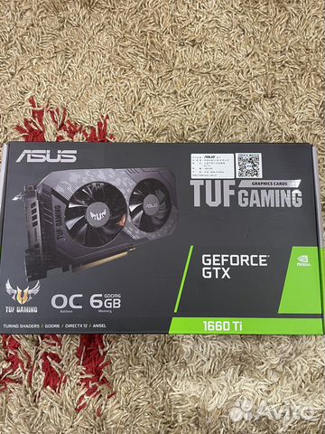 Новая видеокарта TUF gtx 1660ti купить в Севастополе | Электроника | Авито