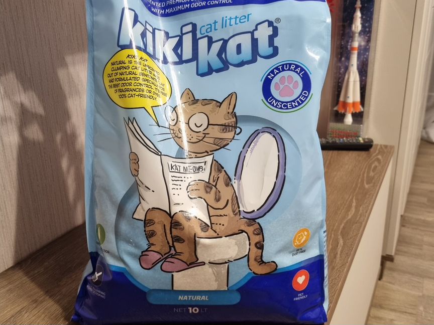 Наполнитель для кошачьего туалета "KikiKat"