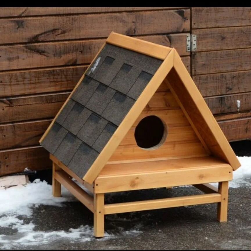 Домик для кошки уличный