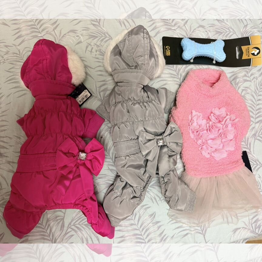 Новые комбинезоны для маленькой собаки пакетом