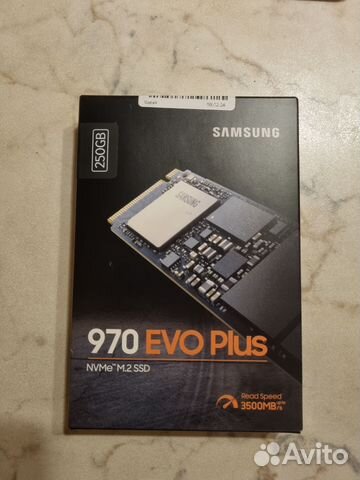 Ssd samsung 970 evo plus 250 gb купить в Москве | Электроника | Авито