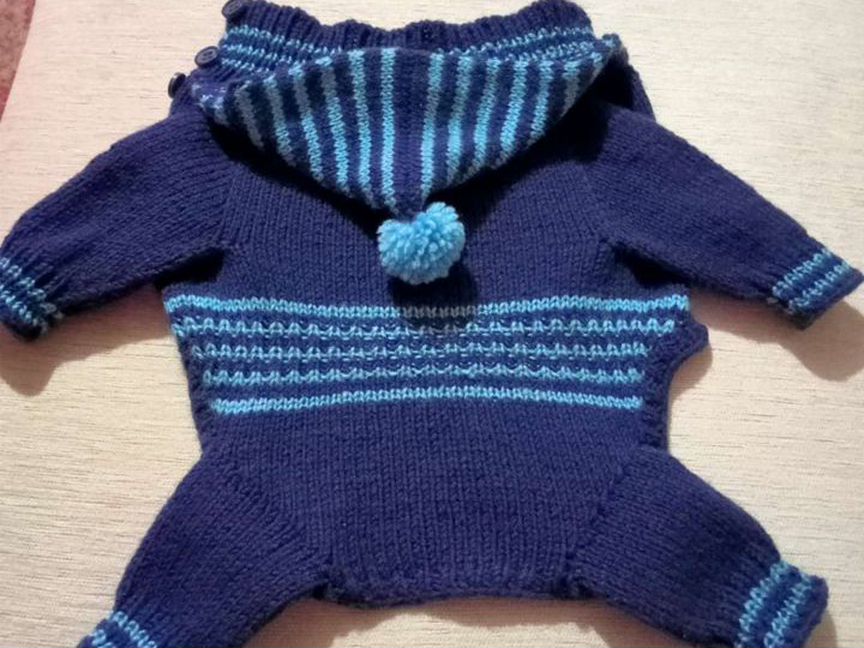 Вязаный костюм для собак
