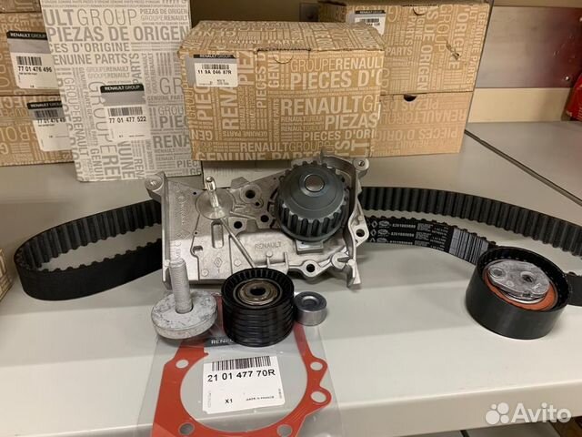 Комплект ремня грм renault K4M Megane/Scenic/Fluen купить в Москве ...