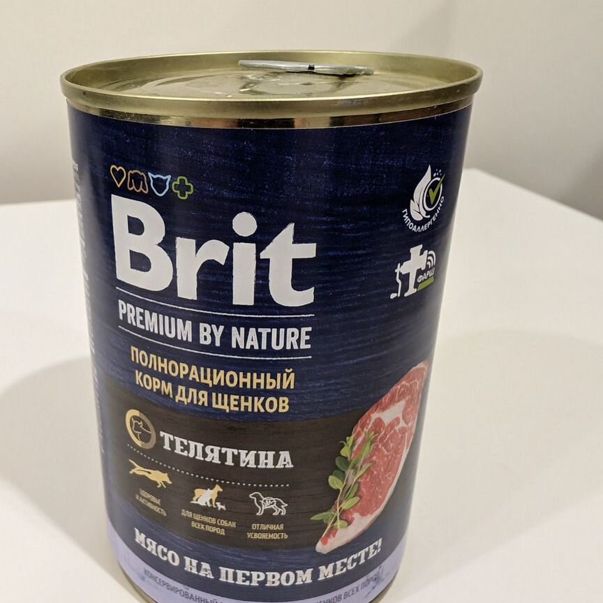 Консервы для собак Brit Premium by Nature 410г