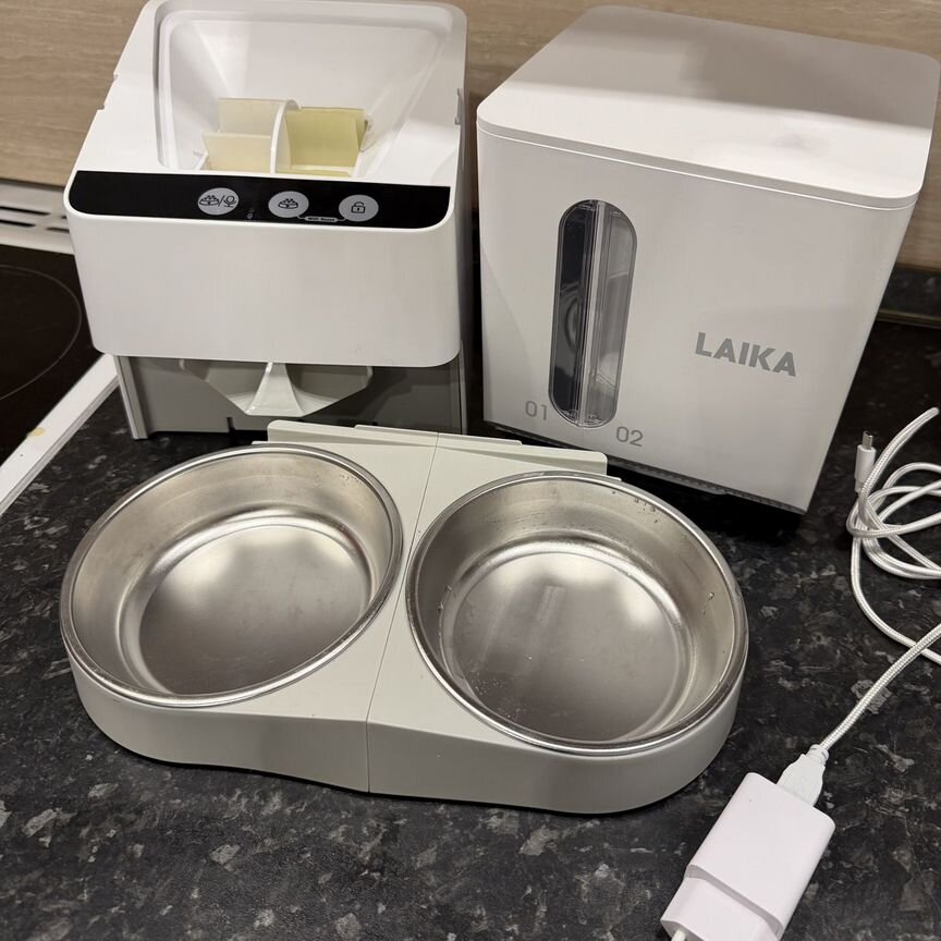 Автоматическая кормушка Лайка двойная