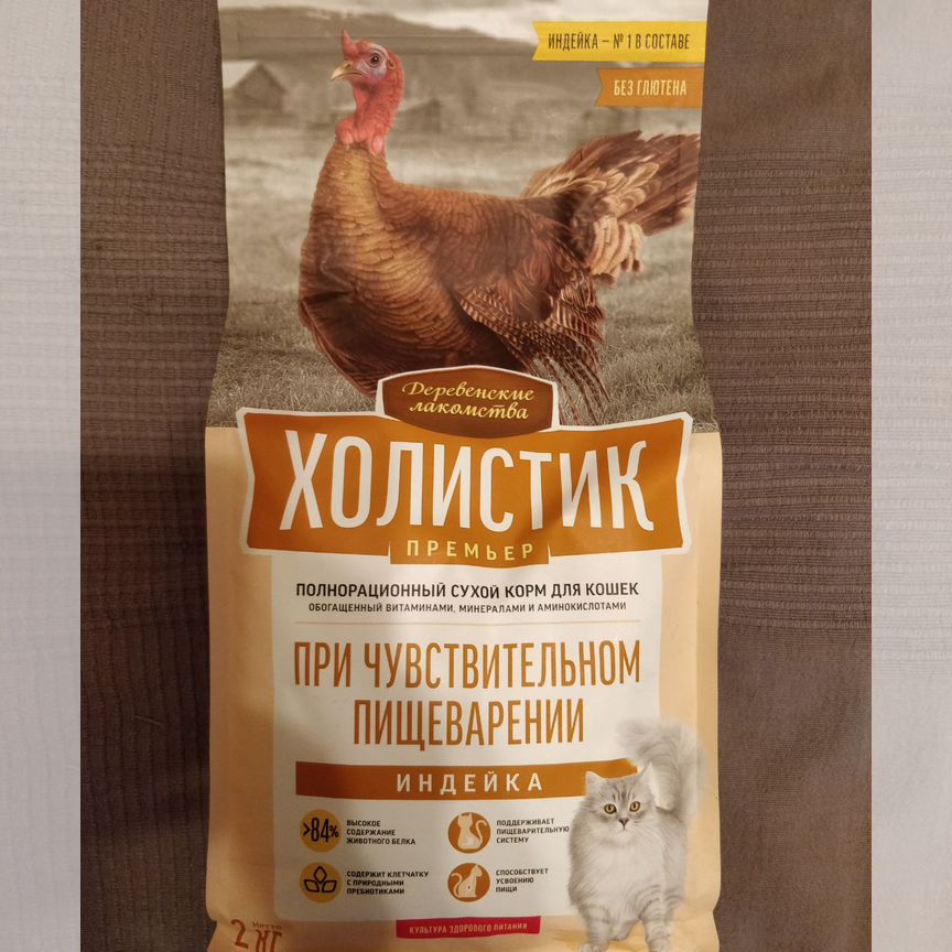 Корм сухой для кошек хол. Деревенские лакомства