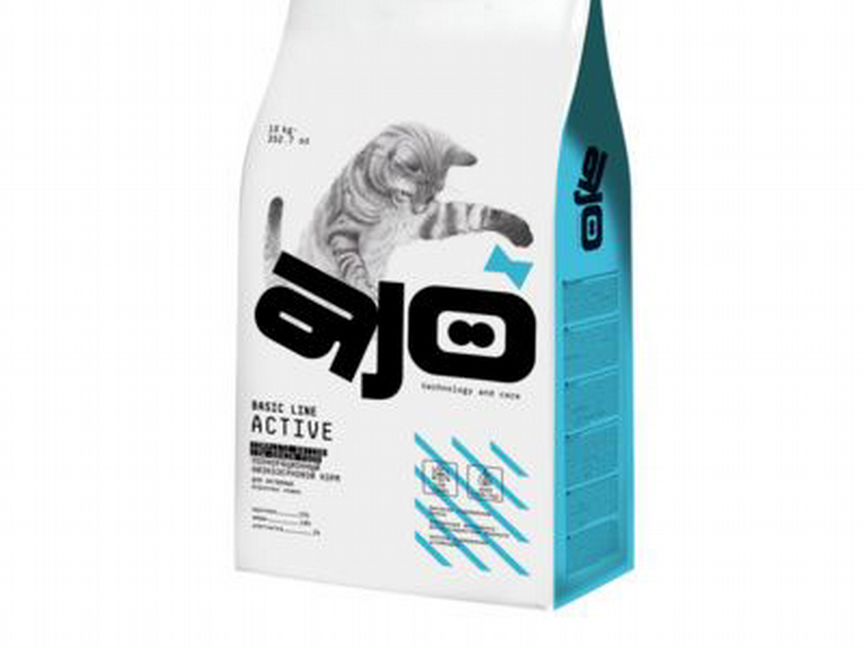 Корм для кошек AJO Active 10кг