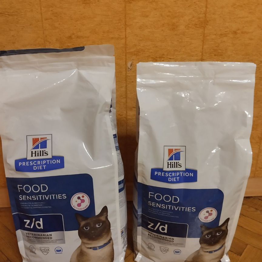 Корм для кошек hills z/d 3 кг