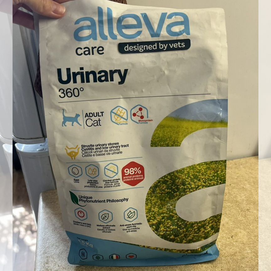 Корм для кошек alleva urinary