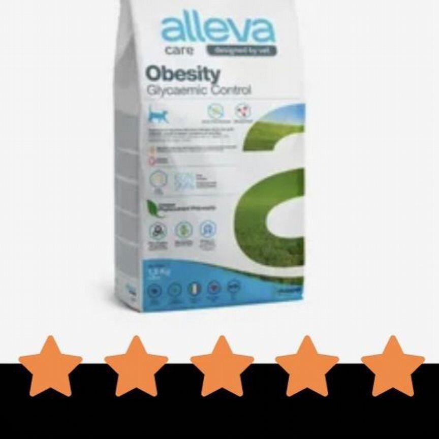 Корм для кошек alleva obesity